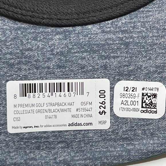 adidas | Accessories | Adidas Mens Fairway Collection Premium Strap ...